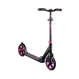 Muuwmi Aluminium Scooter Pro &ndash; Tretroller, 215 mm, ABEC 7, Kinder und Erwachsene, GS-gepr&uuml;ft, h&ouml;henverstellbar, new pink