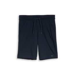 Tom Tailor Herren Basic Sweat-Shorts, blau, Uni, Gr. XL