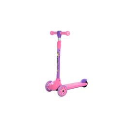 Lorelli Kinderroller Tamtam 3 R&auml;der, h&ouml;henverstellbar, Leuchtr&auml;der, Fu&szlig;bremse rosa
