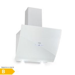 Klarstein Annabelle 60 Dunstabzugshaube Glas 595 m&sup3;/h Touch-Armatur wei&szlig; Wei&szlig;