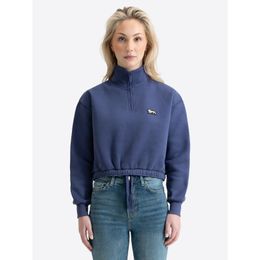 Lonsdale Frauen Sweatshirt mit Viertelrei&szlig;verschluss Cropped WETWANG