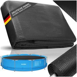TecTake&reg; Pool-Solarfolie, rund und selbstschwimmend, St&auml;rke 110 &micro;m, Durchmesser 488 cm
