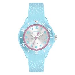 Quarzuhr s.Oliver "Lovely Time", blau, Armbanduhren, Kinder, Quarzuhr, Armbanduhr, Silikonarmband, Kinderuhr, M&auml;dchen, analog