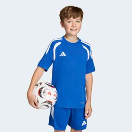 Fu&szlig;balltrikot adidas Performance "TIRO26L JSY Y", Jungen, Gr. 176, royal blau, wei&szlig;, Obermaterial: 100% Polyester, Rundhals, Trikots Fu&szlig;balltrikot