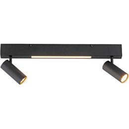 Sch&ouml;ner Wohnen Kollektion LED Deckenleuchte "DANTE", schwarz, 2, H: 14,5cm, 1 Stk., SCH&Ouml;NER WOHNEN-KOLLEKTION, Leuchten, SCH&Ouml;NER WOHNEN Kollektion, dreh- und schwenkbar, LED Deckenleuchte