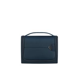 Kulturbeutel Samsonite, Damen, Gr. B/H/T: 26cm x 21cm x 13cm, blau, Taschen Kulturbeutel, Handgep&auml;cktauglich, mit Rei&szlig;verschluss am Hauptfach, mit Innentasche