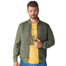 Sweatjacke Casamoda "Casamoda Sweatjacke uni", Herren, Gr. M, gr&uuml;n, 95% Baumwolle, 5% Elasthan, Sweatjacken Sweatjacke