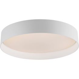 Sch&ouml;ner Wohnen Kollektion LED Deckenleuchte "TAVOLI", wei&szlig;, 1, &Oslash; 39cm H: 7,3cm, 1 Stk., SCH&Ouml;NER WOHNEN-KOLLEKTION, Leuchten, SCH&Ouml;NER WOHNEN Kollektion, CCT 2700-6500K, IR-Fernbedienung, Dimmbar, LED Deckenleuchte