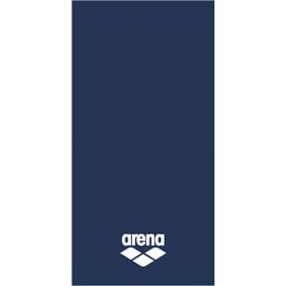 Handtuch arena "arena Mikrofaser Gym Handtuch", navy, wei&szlig;, B:50cm L:100cm, Microfaser, Obermaterial: 90% Polyester, 10% Polyamid, Handt&uuml;cher, Sport, Schwimmbad, Reisen, leicht, schnelltrocknend, klein, saugf&auml;hig