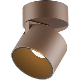 NEUHAUS PURE LED Deckenleuchte "PURE Cup", bronzefarben, 1, &Oslash; 9,5cm H: 11,5cm, 1 Stk., Leuchten, Dimmf&auml;hig &uuml;ber separaten Tronicdimmer, dreh- & schwenkbar, LED Deckenleuchte
