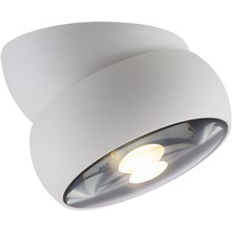 NEUHAUS PURE LED Deckenleuchte "PURE Move", wei&szlig; (snow), 1, &Oslash; 11cm H: 7,3cm, 1 Stk., Leuchten, Dimmf&auml;hig &uuml;ber separaten Dimmer, dreh- &schwenkbar, LED Deckenleuchte