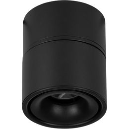 Eglo Deckenleuchte "Bohoyo Halb-Einbaustrahler, kegelf&ouml;rmig, Flurlampe, Aufbaulampe, Lampe", schwarz, 1, H: 11cm, 1 Stk., Leuchten, Spot - Einbauleuchte - schwarz - 1X8W inkl., Deckenleuchte