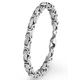 Edelstahlarmband Amor "9351763", silber (edelstahlfarben), Armb&auml;nder, Herren, 21cm, Edelstahl, Edelstahlarmband, Made in Germany