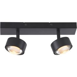 Sch&ouml;ner Wohnen Kollektion LED Deckenleuchte "KULU", schwarz, 2, H: 11,5cm, 1 Stk., SCH&Ouml;NER WOHNEN-KOLLEKTION, Leuchten, SCH&Ouml;NER WOHNEN Kollektion, dreh- und schwenkbar, LED Deckenleuchte