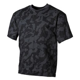 MFH US T-Shirt halbarm nightcamo, Gr&ouml;&szlig;e S