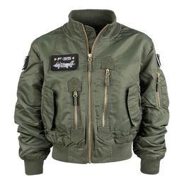 Fostex Kids F-35 Fliergjacke oliv, Gr&ouml;&szlig;e 92
