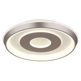 Globo LIGHTING Deckenleuchte "WILLIAMSON", wei&szlig; matt, &Oslash; 49cm H: 7cm, 1 Stk., Leuchten, Deckenlampe Wohnzimmer-Leuchte Schlafzimmer-Leuchte Flur K&uuml;che, Deckenleuchte