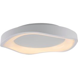 Sch&ouml;ner Wohnen Kollektion LED Deckenleuchte "MONTA", wei&szlig;, 1, &Oslash; 40cm H: 7,5cm, 1 Stk., SCH&Ouml;NER WOHNEN-KOLLEKTION, Leuchten, SCH&Ouml;NER WOHNEN Kollektion, 3-Stufen Dimmer, Memoryfunktion, LED Deckenleuchte