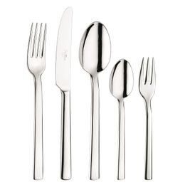 Pinti Inox Besteck-Set PINTINOX "Millenium", silberfarben, 30, Chromnickelstahl 18/10, Essbesteck-Sets