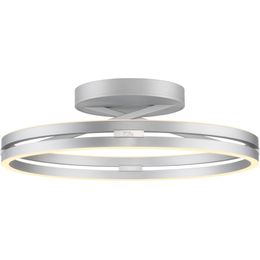 NEUHAUS PURE LED Deckenleuchte "PURE Loop", stone, 1, &Oslash; 60cm H: 17,8cm, 1 Stk., Leuchten, Dimmbar &uuml;ber Fernbedienung, CCT, separat steuerbar, LED Deckenleuchte