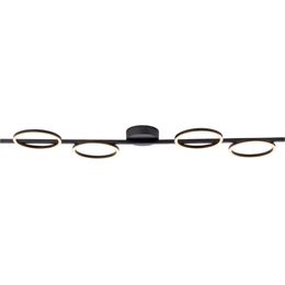 Sch&ouml;ner Wohnen Kollektion LED Deckenleuchte "MINI RITUS", schwarz, 1, H: 7cm, 1 Stk., SCH&Ouml;NER WOHNEN-KOLLEKTION, Leuchten, SCH&Ouml;NER WOHNEN Kollektion, 3-Stufen Dimmer, Memoryfunktion, LED Deckenleuchte