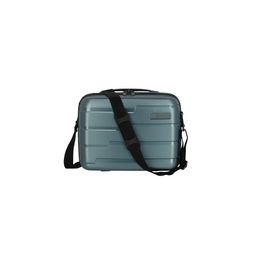 Beautycase Travelite "AIR BASE Kosmetikkoffer Hartschale", Gr. B/H/T: 34cm x 27cm x 18cm, ice blau, Polypropylen, Taschen, mit TSA-Schloss und Aufsteckfunktion &ndash; robust und leicht