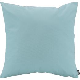 HOCK Dekokissen H.O.C.K. "Classic Uni", blau (blau, unifarben), B:70cm H:10cm L:70cm, Polyacryl, Polyester, Dekokissen_Sitzkissen_Kissenh&uuml;llen, wasser- und schmutzabweisend, Kissenh&uuml;lle mit F&uuml;llung, 1 St&uuml;ck