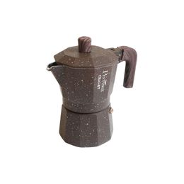 Pinti Inox Espressokocher PINTINOX "CHALET", braun (steinbraun), 1, Kaffeemaschinen