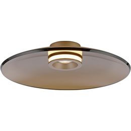 NEUHAUS PURE LED Deckenleuchte "PURE Moon", bronzefarben, 1, &Oslash; 50cm H: 11,2cm, 1 Stk., Leuchten, Dimmf&auml;hig &uuml;ber separaten Dimmer, LED Deckenleuchte