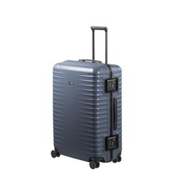 TITAN&reg; Trolley TITAN "OVERSEAS Koffer Hartschale", Gr. B/H/T: 53cm x 75cm x 30cm 101 l, midnight blau, Polycarbonat, Koffer, mit TSA-Rahmenschloss, Mono-Lock und kratzresistenter Oberfl&auml;che