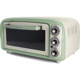 Ariete Minibackofen "Vintage 979 gr&uuml;n", gr&uuml;n, B:47,5cm H:24,5cm T:40cm, Miniback&ouml;fen, Minibackofen