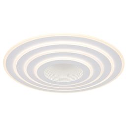Globo LIGHTING Deckenleuchte "JOCELYN", wei&szlig; matt, &Oslash; 70cm H: 6,7cm, 1 Stk., Leuchten, Deckenlampe Wohnzimmer-Leuchte Schlafzimmer-Leuchte Flur K&uuml;che, Deckenleuchte