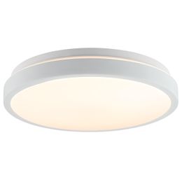 Brilliant LED Deckenleuchte "Livas", wei&szlig;, 1, &Oslash; 33cm H: 7cm, 1 Stk., Leuchten, &Oslash; 33 cm, 2600 lm, 3000 K, mit Pr&auml;senzsensor, wei&szlig;, LED Deckenleuchte