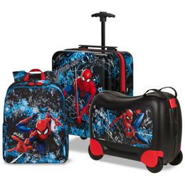 Kinderkoffer Samsonite "DAYDREAM MARVEL, Spiderman Mystery", Kinder, Gr. B/H/T: 33cm x 45cm x 20cm 24 l, spiderman mystery, Polycarbonat, Koffer, mit arretierbarem und versenkbarem Druckknopf-Trolleysystem