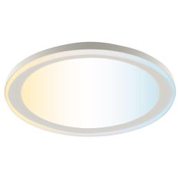 Brilliant LED Deckenleuchte "Pederson", Energieeffizienz: A (A-G), wei&szlig;, 1, &Oslash; 45cm H: 9cm, 1 Stk., Leuchten, &Oslash; 45 cm, 2230 lm, 3000-6500K, besonders effizient, dimmbar, LED Deckenleuchte
