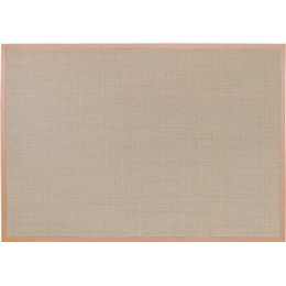 Sisalteppich Dekowe "Brasil", beige (natur), B:240cm H:6mm L:340cm, Sisal, Teppiche, Sisalteppich, Flachgewebe, Obermaterial: 100% Sisal, mit Bord&uuml;re, Wohnzimmer