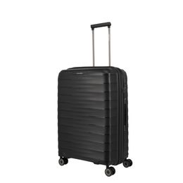 Trolley Travelite "MOOBY Koffer Hartschale", Gr. B/H/T: 45cm x 66cm x 28cm 73 l, schwarz, Polypropylen, Koffer, mit TSA-Schloss und kratzresistenter Oberfl&auml;che &ndash; leicht und robust