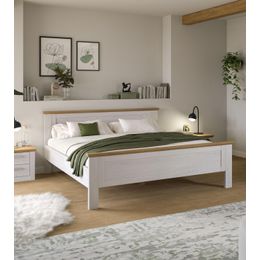 Bettgestell Home Affaire "COSENZA, Breite 189cm, im Landhausstil", sibiu l&auml;rche nachbildung, artisan eiche nachbildung, sibiu l&auml;rche nachbildung, artisan eiche nachbildung, sibiu l&auml;rche nachbildung, artisan eiche nachbildung, B:189cm H:90cm L:209cm, Betten, Bettgestell, Bett, Kastenbett, Schlafzimmer, Schlafen