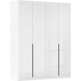 Dreht&uuml;renschrank OTTO HOME "Kleiderschrank Schrank Garderobe AGORDO Schlafzimmer", wei&szlig; (alpinwei&szlig;, hochglanz wei&szlig;), B:181cm H:229cm T:54cm, Holzwerkstoff, Schr&auml;nke, Dreht&uuml;renschrank, durchdachte Innenausstattung, in 8 Breiten und 2 H&ouml;hen MADE IN GERMANY, Topseller