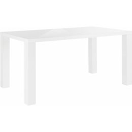 Esstisch OTTO HOME "Sky", wei&szlig;, B:160cm H:75cm T:90cm, Tische, Rechteckiger Esstisch Esstisch K&uuml;chentisch, in mehreren Gr&ouml;&szlig;en, Hochglanz, modern