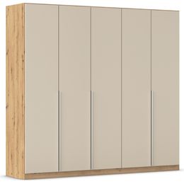 Dreht&uuml;renschrank OTTO HOME "Kleiderschrank Schrank Garderobe AGORDO Schlafzimmer", braun (eiche artisan, champagner), B:226cm H:210cm T:54cm, Holzwerkstoff, Schr&auml;nke, Dreht&uuml;renschrank, durchdachte Innenausstattung, in 8 Breiten und 2 H&ouml;hen MADE IN GERMANY, Topseller