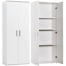 Mehrzweckschrank Procontour "Schrank Clara", wei&szlig;, B:64cm H:167cm T:34cm, Schr&auml;nke, Mehrzweckschrank, H&ouml;he 167cm mit variabel verstellbaren Einlegeb&ouml;den
