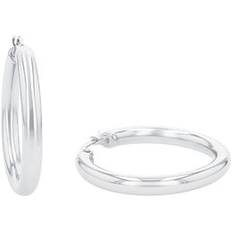 Paar Creolen Amor "9168637", silber (edelstahlfarben), Ohrringe, Damen, Edelstahl