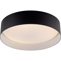 Sch&ouml;ner Wohnen Kollektion LED Deckenleuchte "TAVOLI", schwarz, 1, &Oslash; 28,5cm H: 7cm, 1 Stk., SCH&Ouml;NER WOHNEN-KOLLEKTION, Leuchten, SCH&Ouml;NER WOHNEN Kollektion, CCT 2700-6500K, IR-Fernbedienung, Dimmbar, LED Deckenleuchte