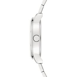 Quarzuhr s.Oliver "Core Round", silberfarben, gr&uuml;n, Armbanduhren, Herren, Quarzuhr, Armbanduhr, Herrenuhr, Edelstahlarmband, analog