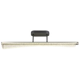 Globo LIGHTING Deckenleuchte "MALINDA", anthrazit matt, 1, H: 19cm, 1 Stk., Leuchten, Anthrazit Deckenleuchte mit Acryl klar und Memoryfunktion, Deckenleuchte