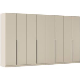 Dreht&uuml;renschrank OTTO HOME "Kleiderschrank Schrank Garderobe AGORDO Schlafzimmer", beige (champagner), B:360cm H:210cm T:54cm, Holzwerkstoff, Schr&auml;nke, Dreht&uuml;renschrank, durchdachte Innenausstattung, in 8 Breiten und 2 H&ouml;hen MADE IN GERMANY, Topseller