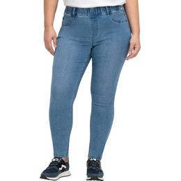 sheego Damen Jeggings in Power-Stretch-Qualit&auml;t blue denim Gr&ouml;&szlig;e 20