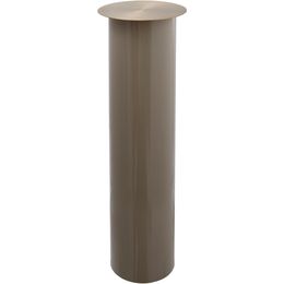 Kerzenhalter Kayoom "Bodenkerzenst&auml;nder Art Deco 195", grau (taupe, goldfarben), B:20cm H:70cm T:20cm &Oslash;:20cm, Metall, Kerzenhalter, Kerzenhalter