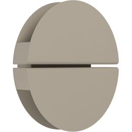 Eglo Wandleuchte "PIANOSA Wandlampe - Edelstahl - LED - 4,5W - IP20", sandfarben, 1, &Oslash; 18cm, 1 Stk., Leuchten, Wandstrahler, Wandspot, Wohnzimmer, Flur, Schlafzimmer, &Oslash;18 x AL6 cm, Wandleuchte